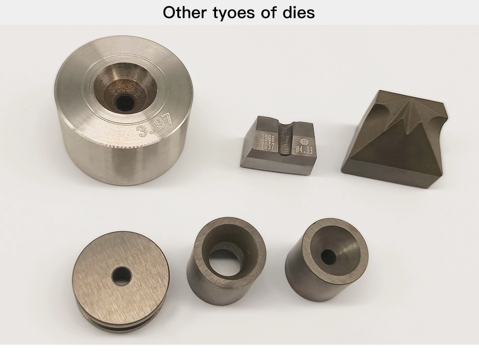 High hardness tungsten carbide cold punching die for cold forging press bolt cold heading die ...